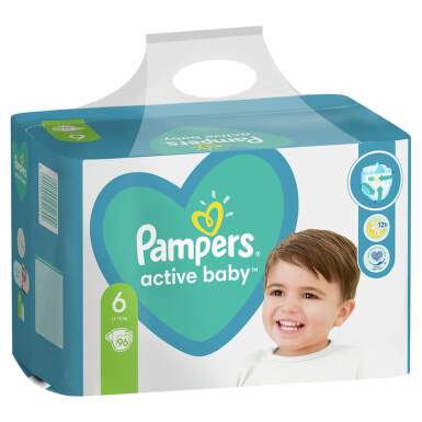 Pampers pelene active MB 6 large, 96 komada