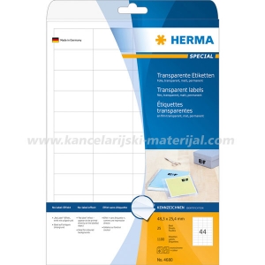Herma etikete PROVIDNE 48,3x25,4mm A4/44 25L