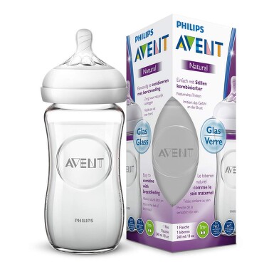 Avent staklena boca natural 240 ml