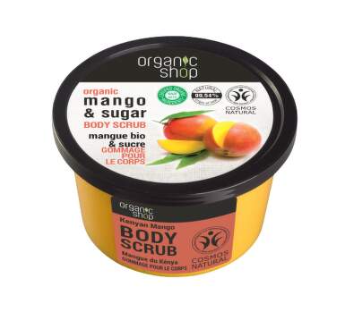 Organic Shop Body Scrub Kenyan Mango 250 ml