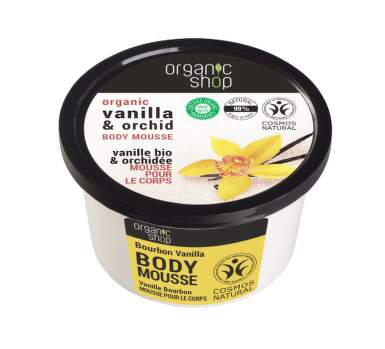 Organic Shop Body Mousse Bourbon Vanilla 250 ml