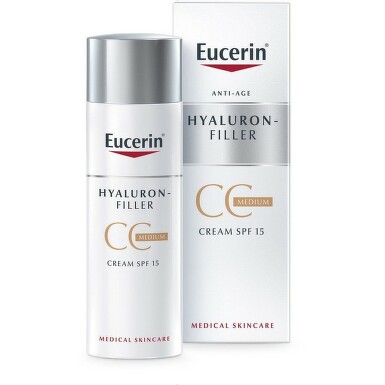 Eucerin Hyaluron-Filler CC krema tamna SPF 15, 50 ml