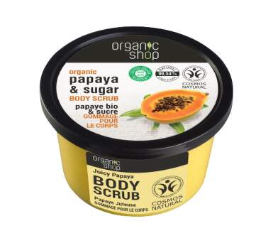 Organic Shop Body Scrub Juicy Papaya 250 ml