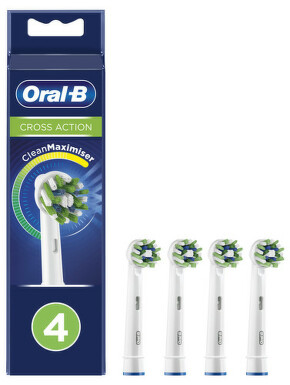 Oral-B Cross Action zamenska glava za električnu četkicu, 4 komada