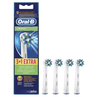 Oral-B Cross Action zamenska glava za električnu četkicu 3+1 kom