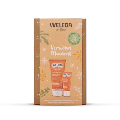 Weleda Set Verwohn Moment Gel za tuširanje od pasjeg trna + Krema za ruke GRATIS