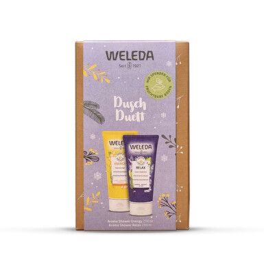 Weleda Set Dusch Duett Energy gel za tuširanje, 200 ml + Relax gel, 200 ml GRATIS