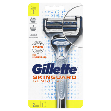 Gillette Skinguard Sensitive Brijač + 2 dopune