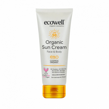 Ecowell organska krema za suncanje SPF50 110g