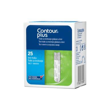 Bayer Contour Plus 25 traka