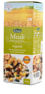 Bio Špajz Musli Organik 400g