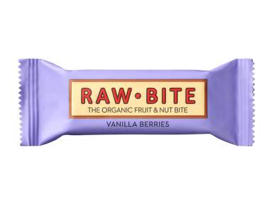 Raw bite organski bar vanila bobičasto voće 50g