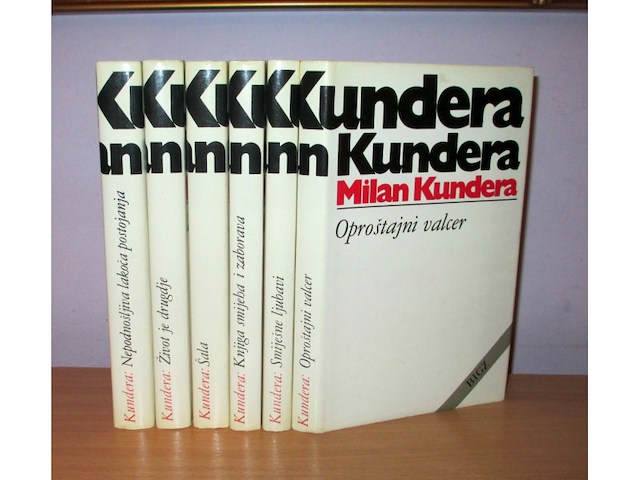 Milan Kundera komplet 6 knjiga