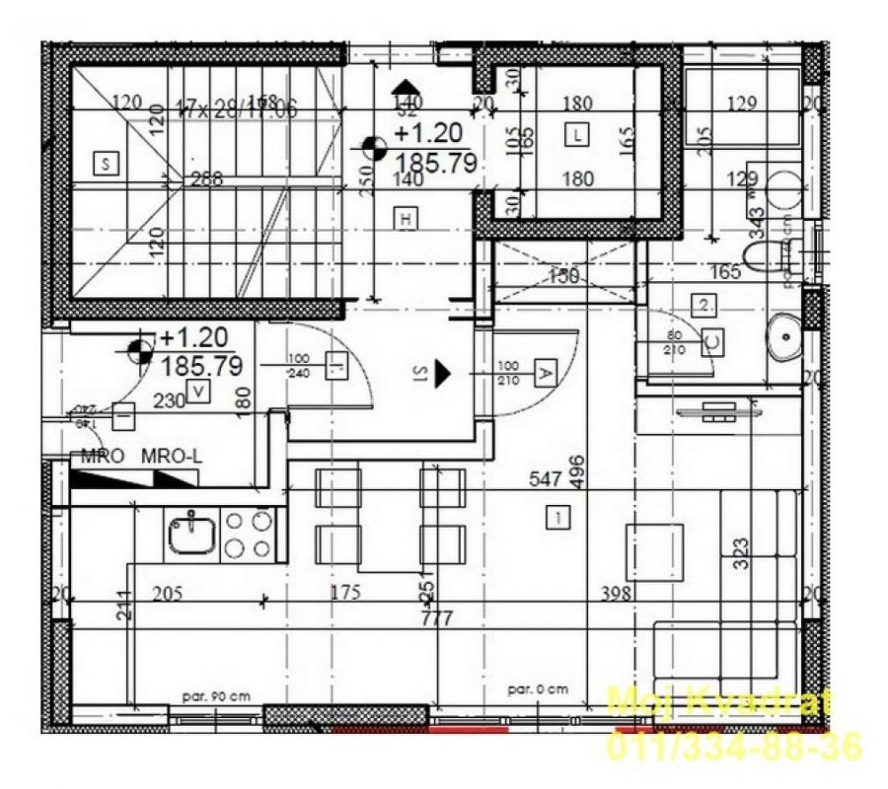 Jednosoban stan na prodaju, 30m2, 90.870€