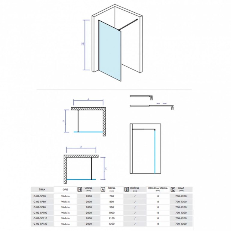 PARAVAN WALK-IN 70 PROJECT B