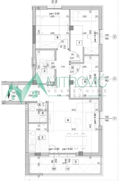 Troiposoban stan na prodaju, 73m2, 173.480€