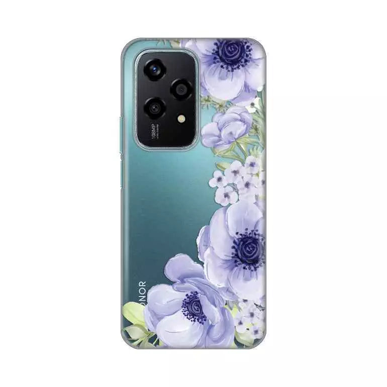 Maska silikon Print za Honor 200 Lite Blue Roses