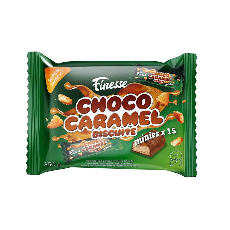 Finesse bar mini čoko caramel 350g finesse