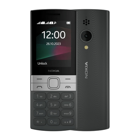 Mobilni telefon Nokia 150 2023, Crna, 2.4'', 320 x 240 px, 4 MB RAM, Micro SD, 0.3 Mpix