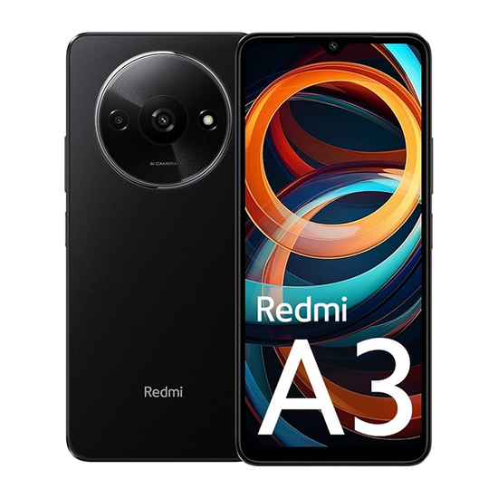 Mobilni telefon Xiaomi REDMI A3, Crna, Dual Sim, 6.71'', 1650 x 720 px, Octa Core, PowerVR GE8320, 4 GB RAM, 128 GB, 8.0 + 0.08 / 5.0 Mpix