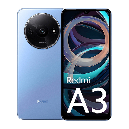 Mobilni telefon Xiaomi REDMI A3, Plava, Dual Sim, 6.71'', 1650 x 720 px, Octa Core, PowerVR GE8320, 4 GB RAM, 128 GB, 8.0 + 0.08 / 5.0 Mpix