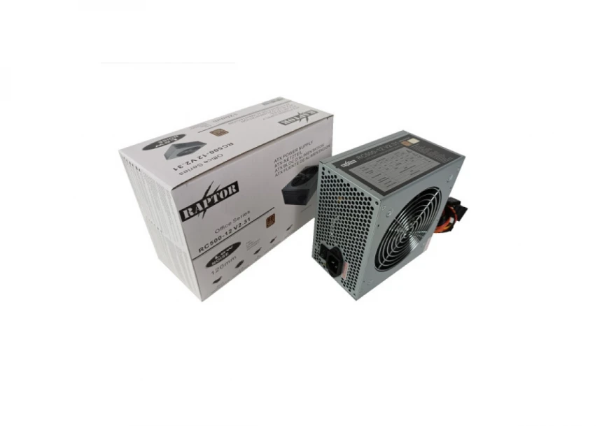 Napajanje Raptor 500W Office Series 12cm fan/80plus, RC500H-12
