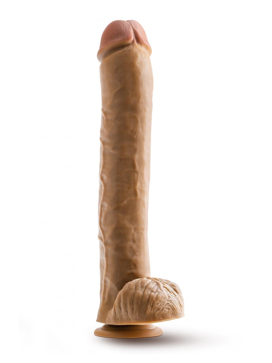 Dr Skin dr Michael 14 inch dildo with balls tan(brown)