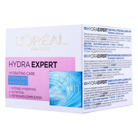 L'Oreal Paris Hydra Expert krema za normalnu i mešovitu kožu 50ml