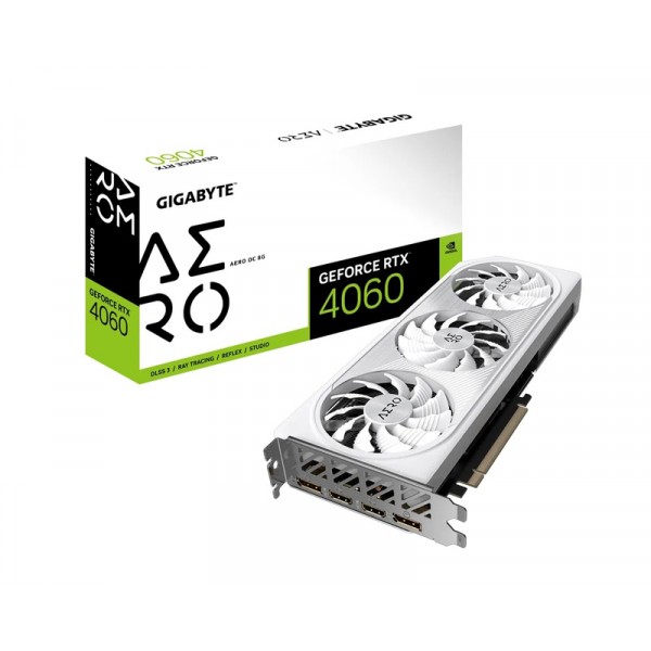 Gigabyte nVidia GeForce RTX 4060 8GB 128biit GV-N4060AERO OC-8GD grafička karta