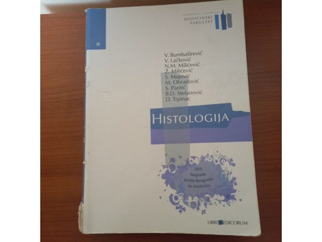 Histologija-Bumbaširević,Lačković,Milićević,Mujović