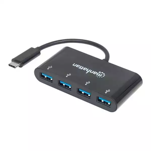 USB HUB Int Manhattan Super-brzi USB C 3.1 m - 4 USB A f 162746