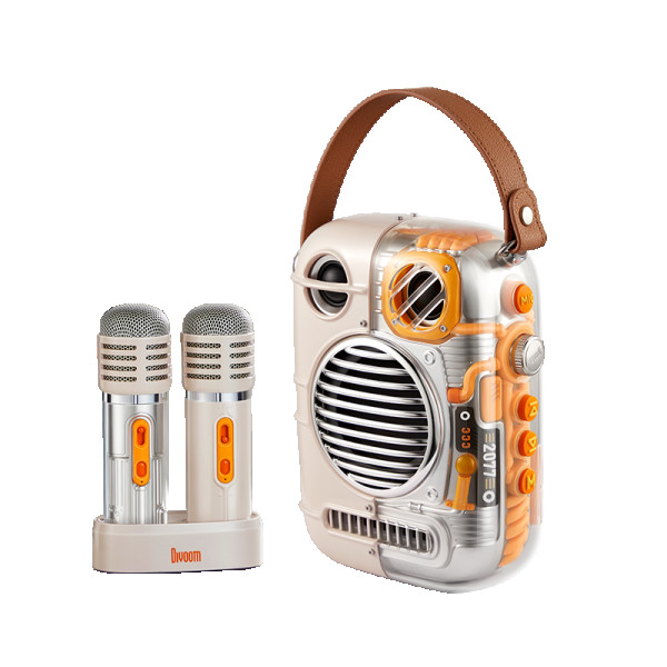 Divoom Spark-Pro zvučnik sa dva mikrofona u BELOJ boji