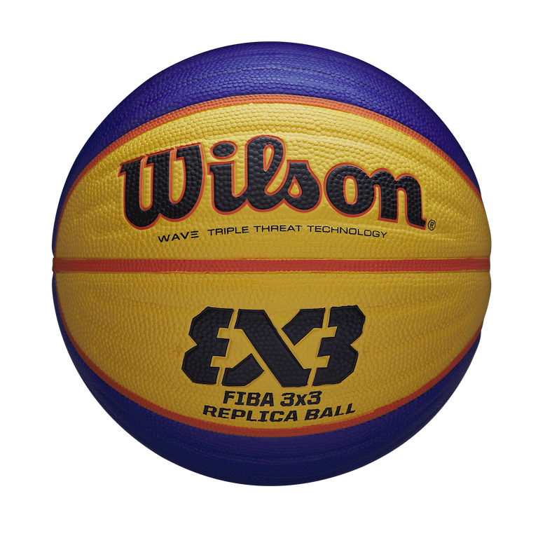 Wilson FIBA 3X3 REPLICA RBR, lopta za košarku, plava