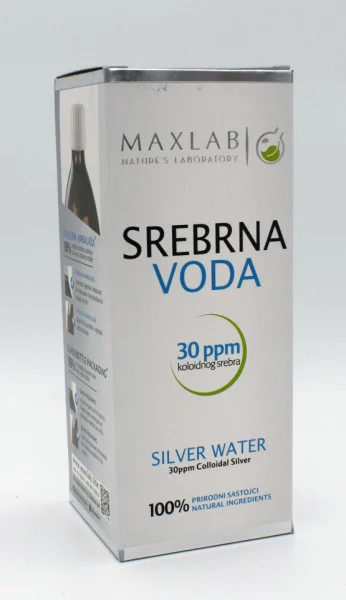 MAXLAB SREBRNA VODA 30 PPM 500ml