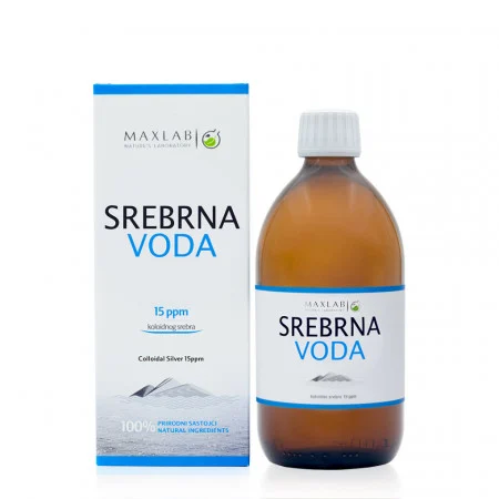 MAXLAB SREBRNA VODA 15PPM 500ml