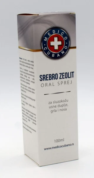 Srebro Zeolit - Oral sprej Medico Cubano