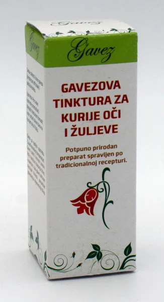 Gavezova tintura za kurje oci i žuljeve