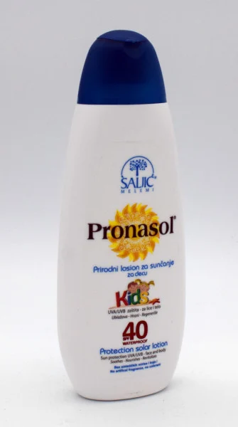 ŠALJIĆ PRONASOL KIDS - PRIRODNI MELEM ZA SUNČANJE SPF 40 200ML