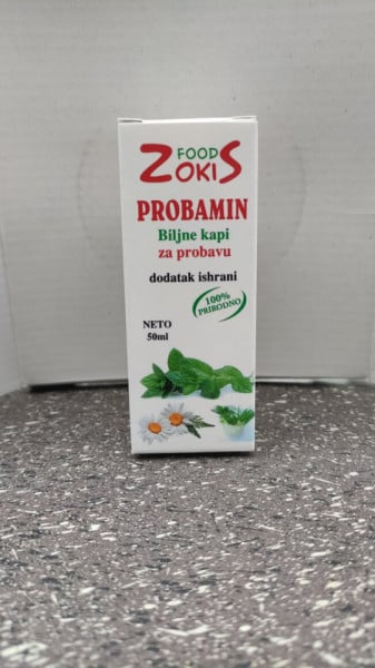 PROBAMIN- BILJNE KAPI ZA PROBAVU- Zokis