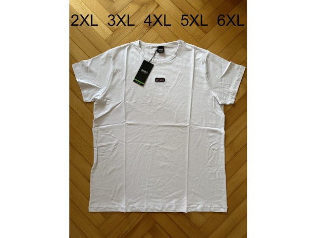 Hugo Boss bela muska majica XXL 3XL 4XL 5XL 6XL HB64