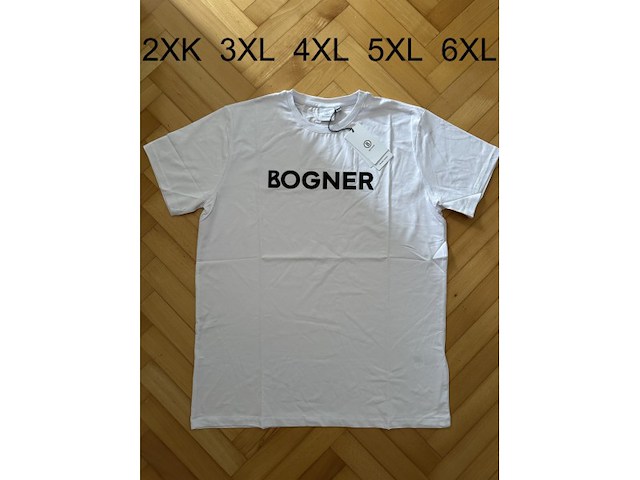 Bogner bela muska majica XXL 3XL 4XL 5XL 6XL B7