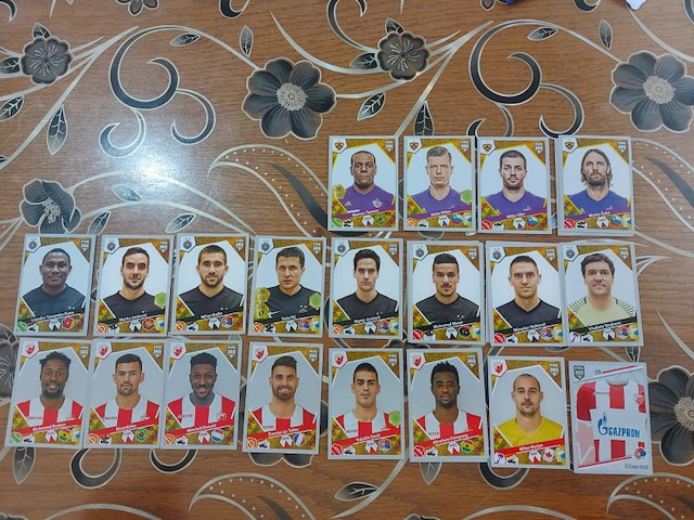 PANINI FIFA 365 2017 br.S,Zvezda,Partizan,Maribor