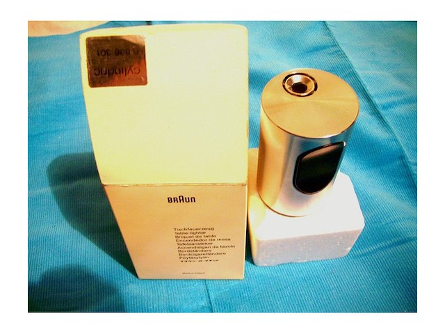 Braun stoni upaljač ( table lighter cylindric)BRAND NEW