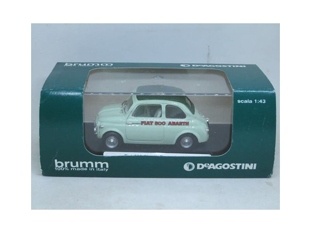 1:43 brumm fiat 500 abarth record