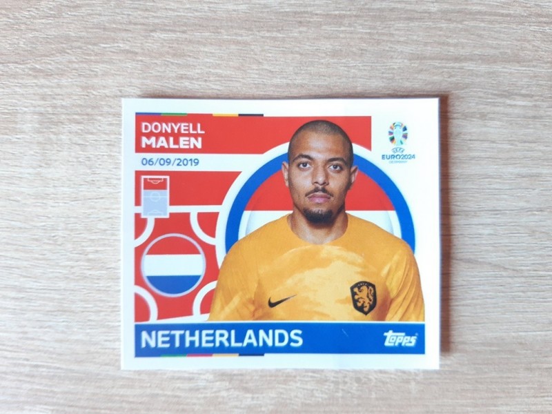 Euro 2024 Uefa Topps sličica broj NED 16