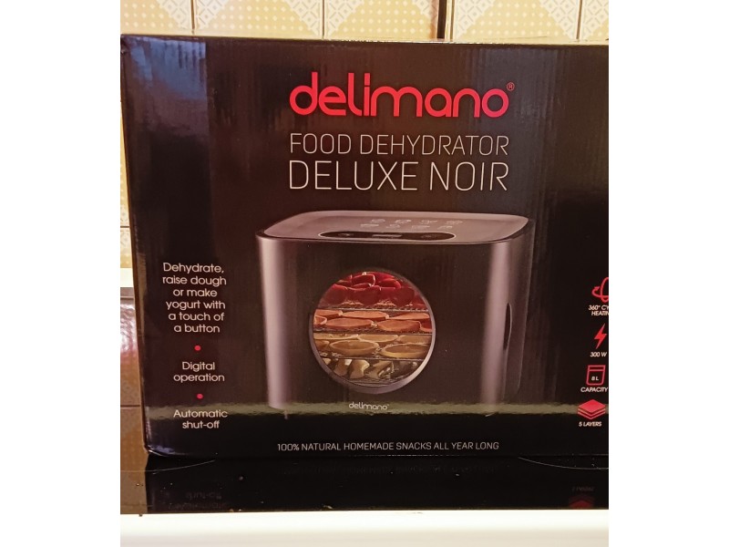 Delimano, dehidrator DELUXE NOIR, nov