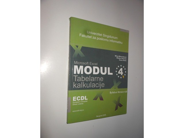 Microsoft Excel - Modul 4, tabelarne kalkulacije