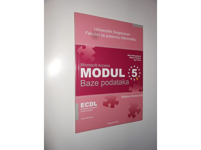 Microsoft Access - Modul 5, baze podataka