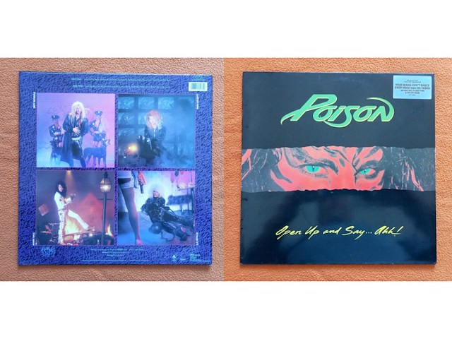 POISON - Open Up And Say ... Ahhh! (LP) Made in England