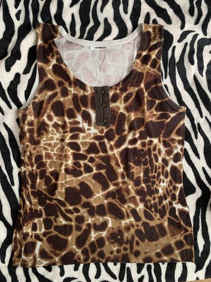 Animal print top